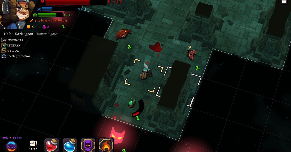 Diving into the Desktop Dungeon: Rewind demo · Thinky Games