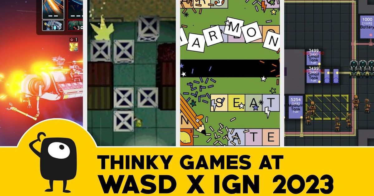 Video Showcase: Thinky games at WASD x IGN 2023 · Thinky Games